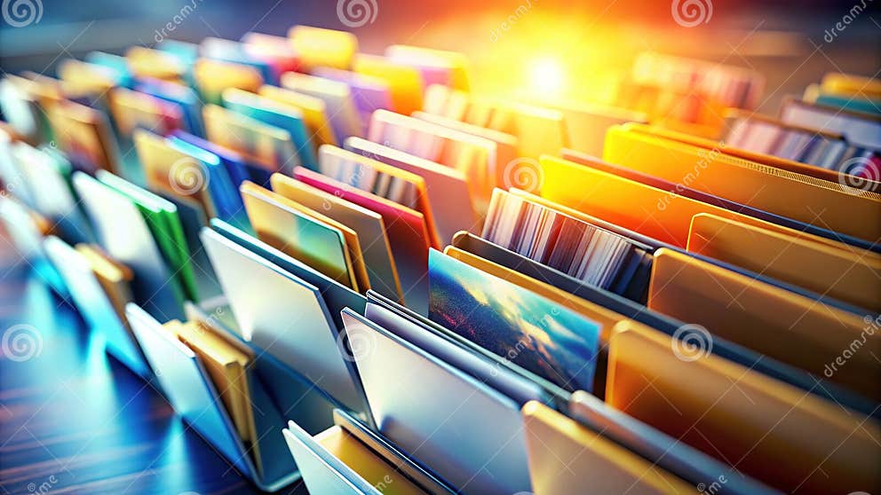 Effortless Digital Organization: a Colorful, Modern Folder Design for ...