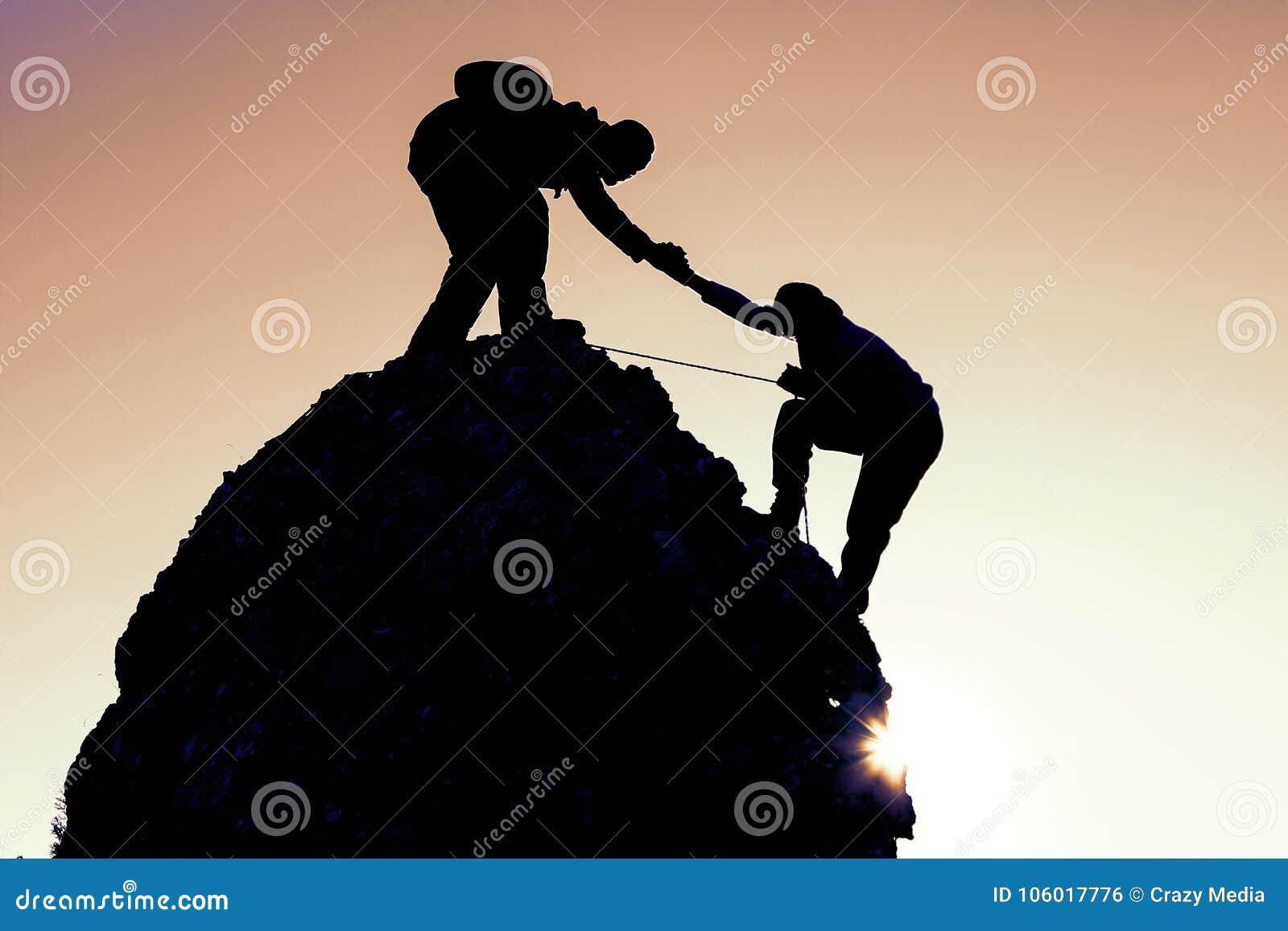 Successful People Targeting the Summit Stock Photo - Image of targeting ...