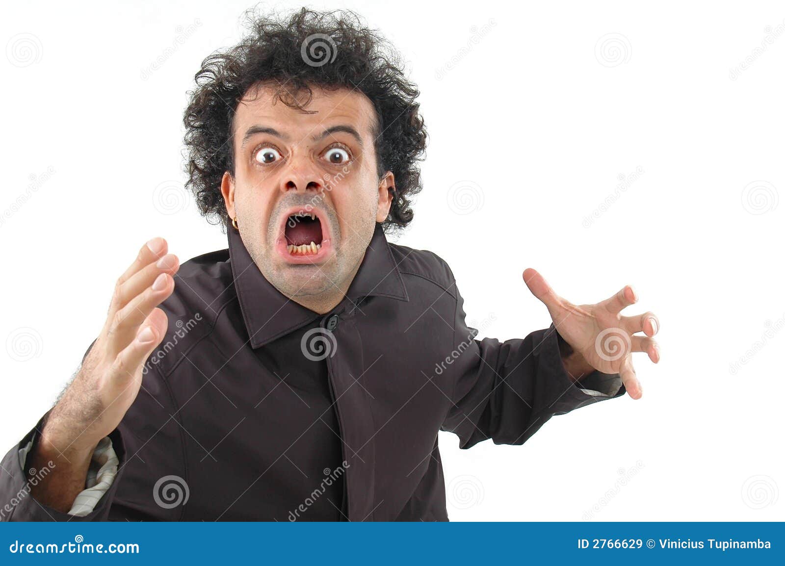 Effrayant image stock. Image du expression, grimace, marrant - 2766629