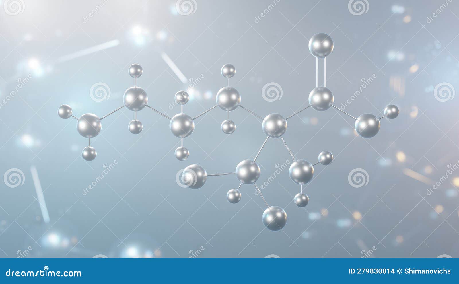 Eflornithine Molecular Structure, 3d Model Molecule, Vaniqa, Structural ...