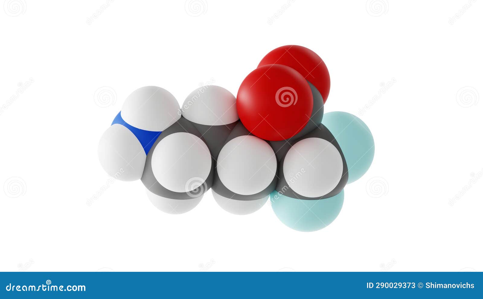 Eflornithine Molecular Structure, 3d Model Molecule, Vaniqa, Structural ...