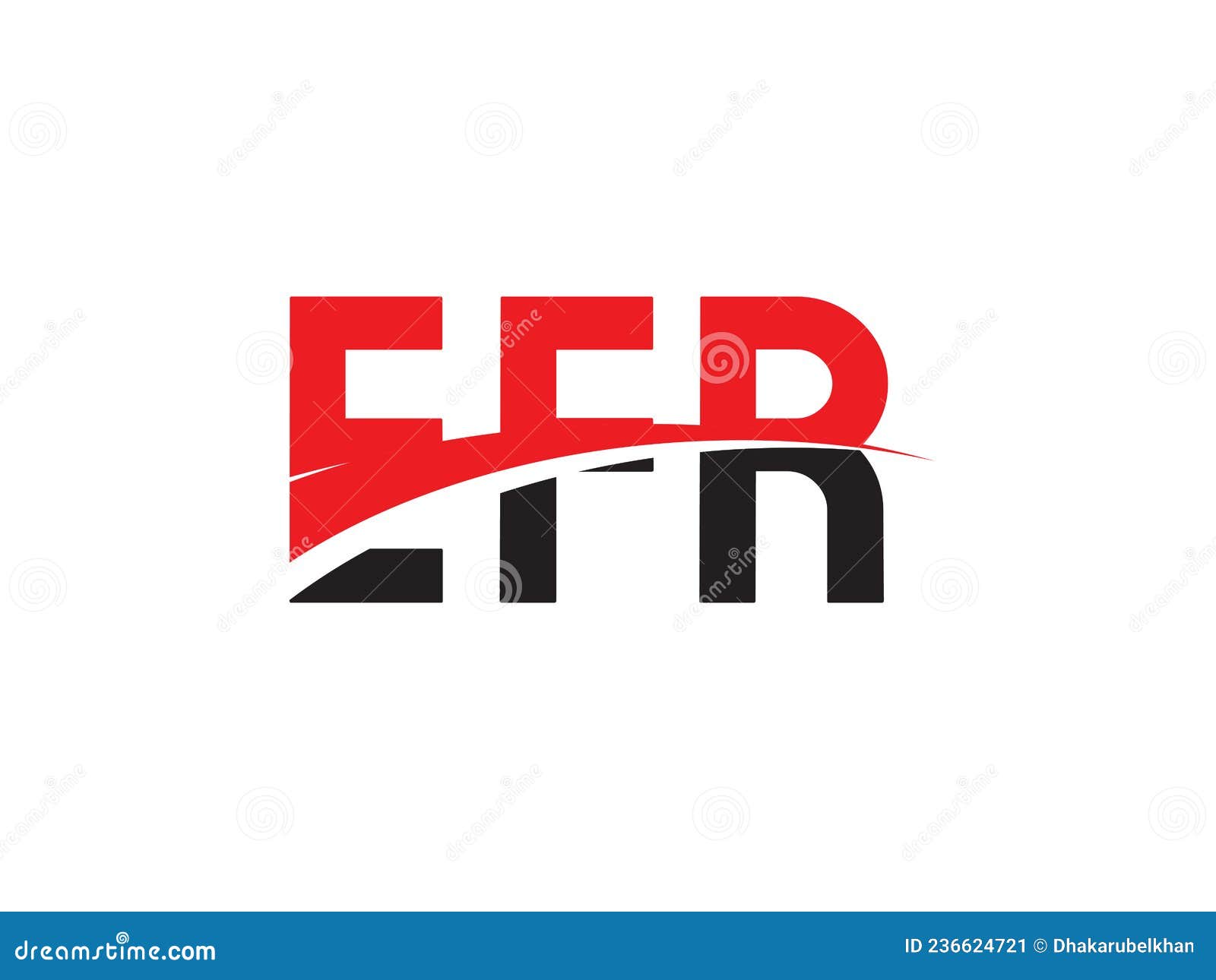 EFR Letter Initial Logo Design Vector Illustration Stock Vector ...
