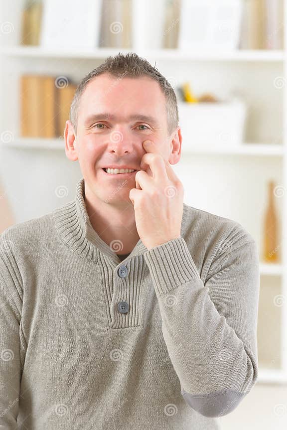 EFT tapping points stock photo. Image of head, medicine - 49692028