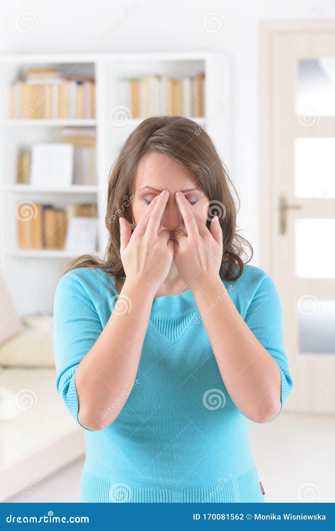 EFT tapping points stock photo. Image of theraphy, head - 170081562