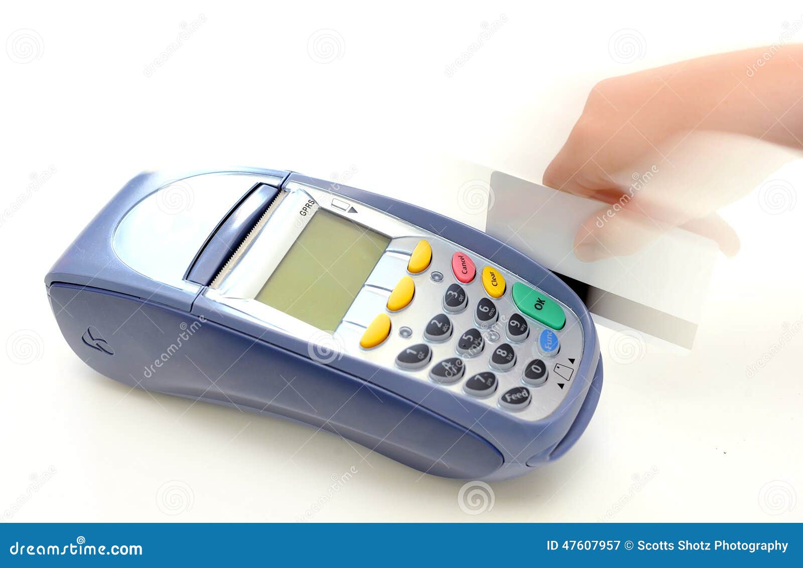 EFTPOS machine. stock image. Image of modern, card, customer - 47607957