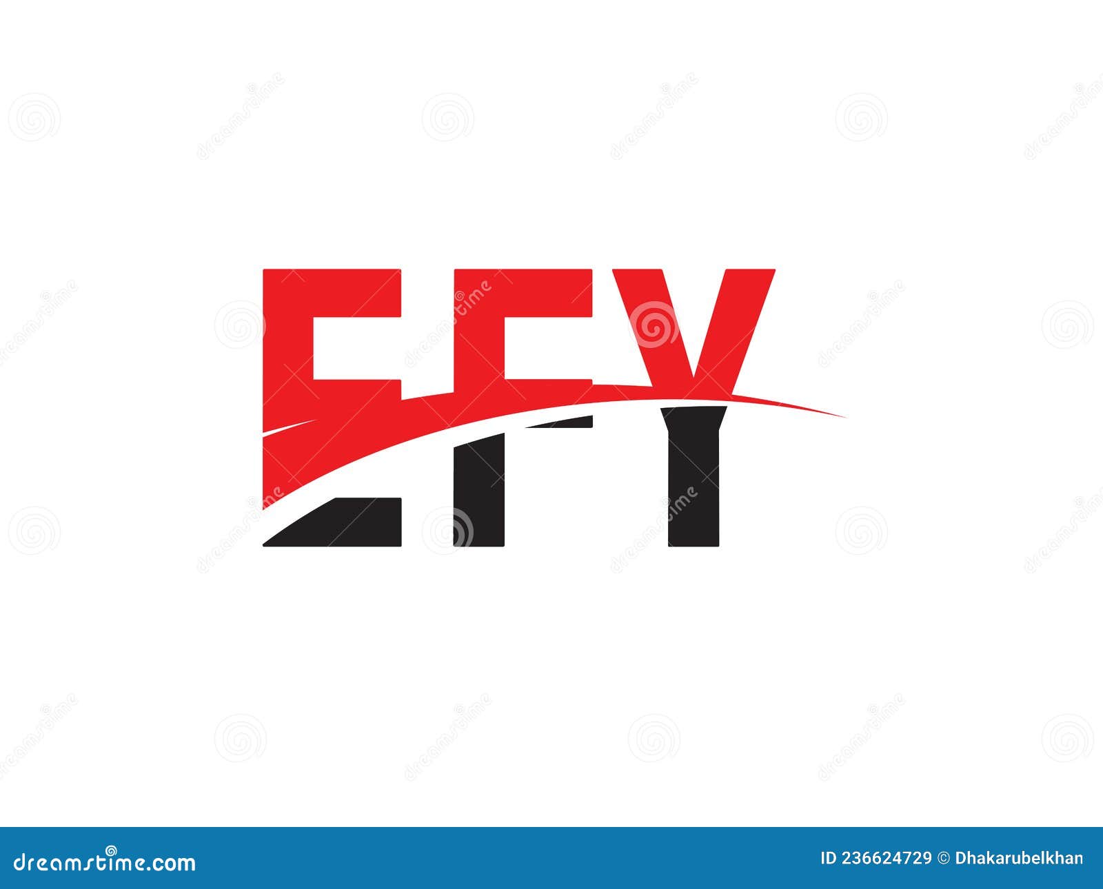 EFY Letter Initial Logo Design Vector Illustration Stock Vector ...