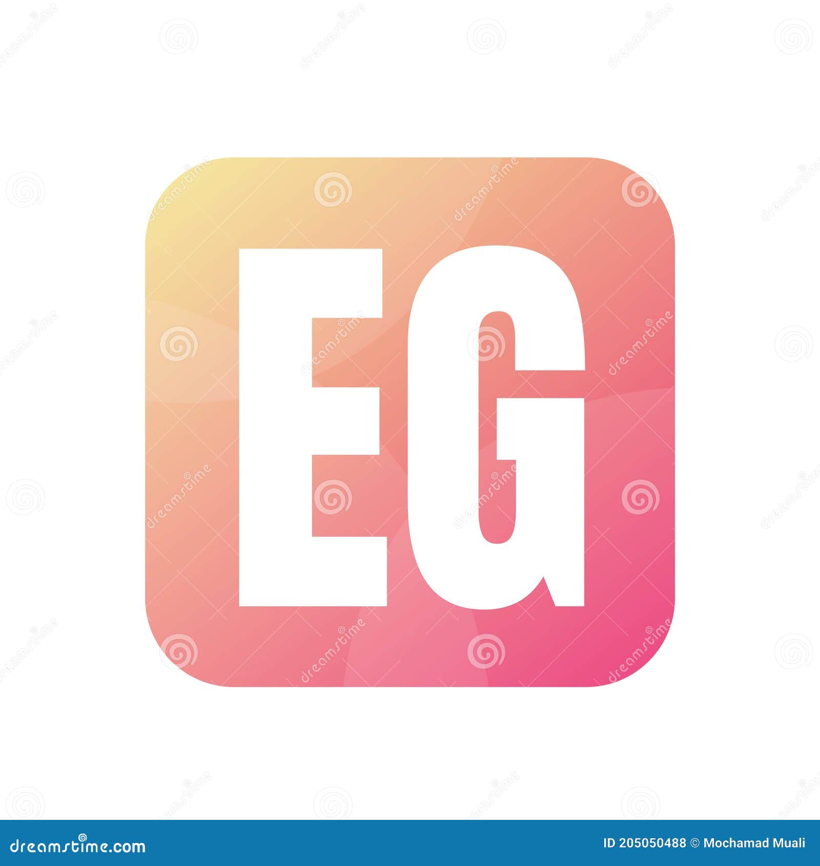 EG Letter Logo Design with Simple Style Stock Vector - Illustration of ...