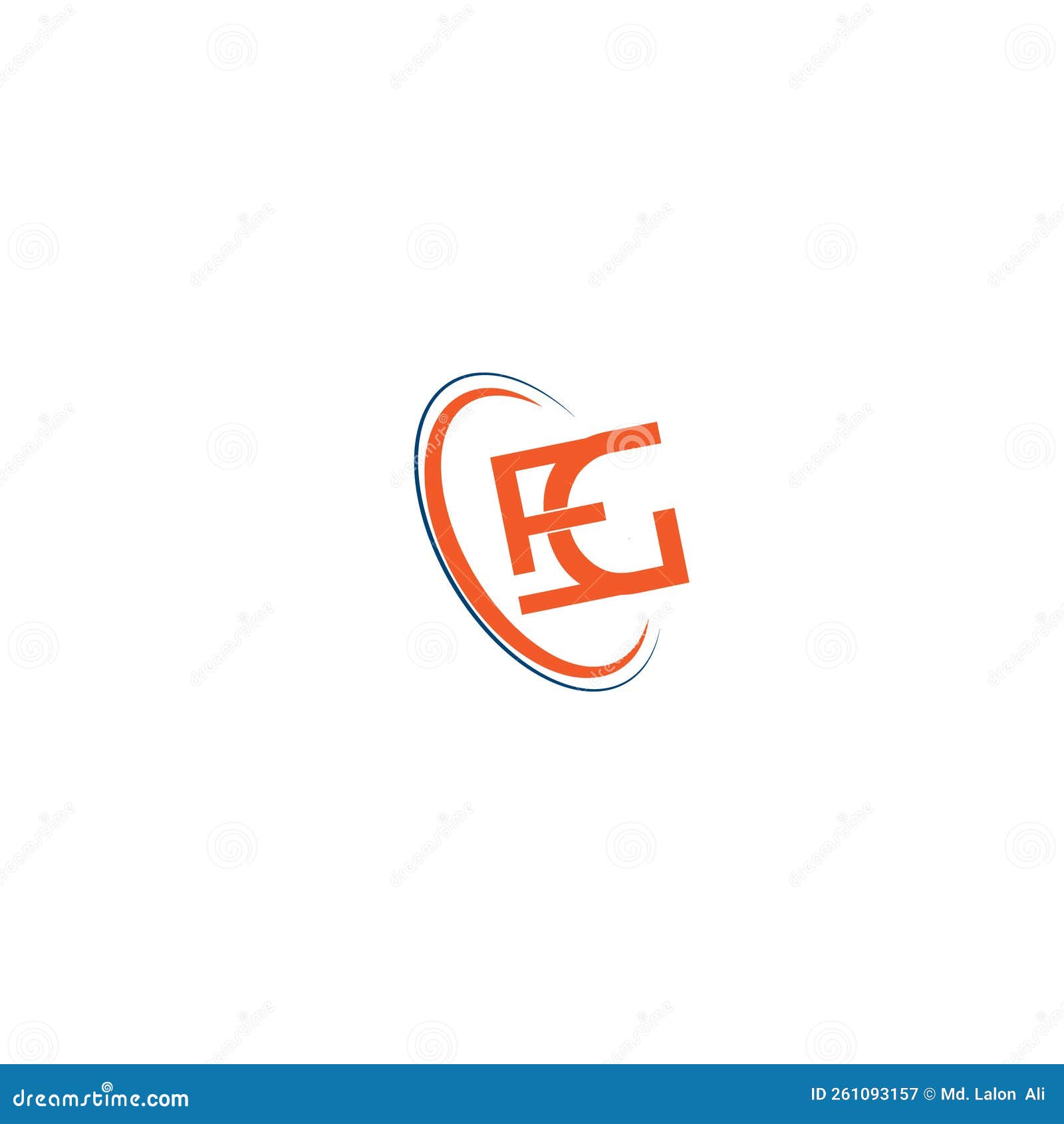 EG Text Logo Design stock vector. Illustration of document - 261093157
