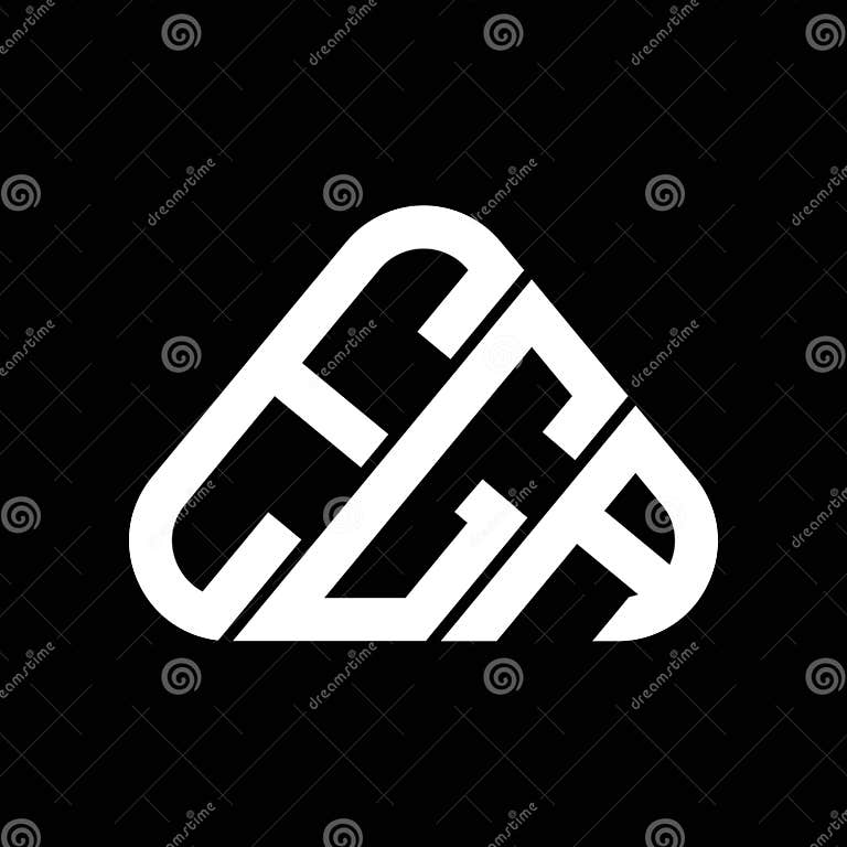 EGA Letter Logo Creative Design with Vector Graphic, EGA Simple and ...