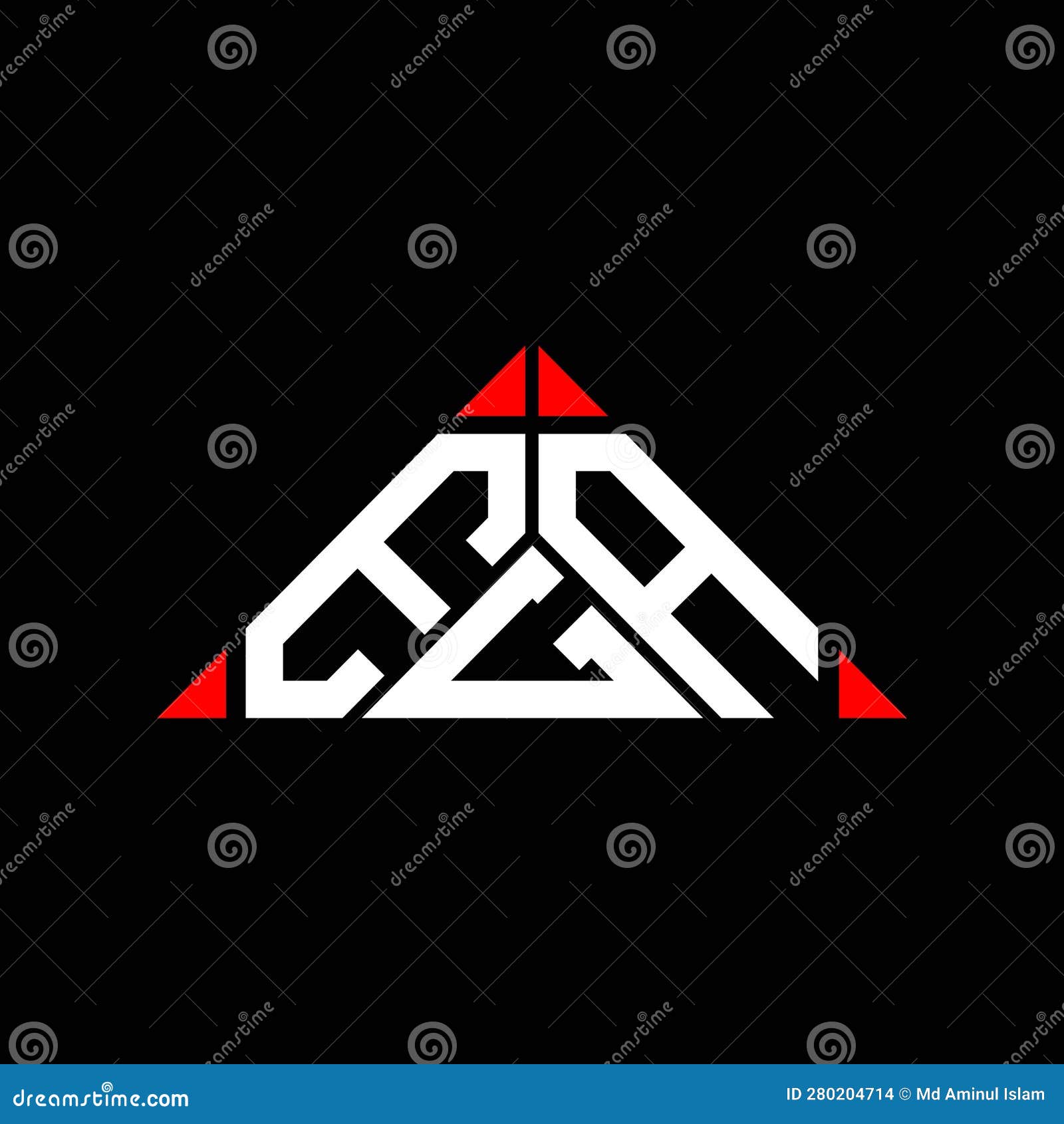 EGA Letter Logo Creative Design with Vector Graphic, EGA Stock Vector ...
