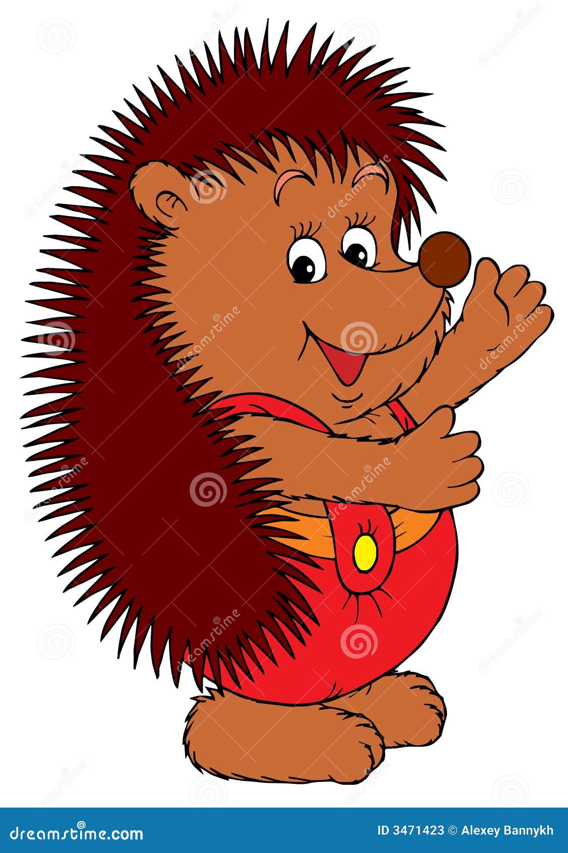 Egel (vector) vector illustratie. Illustration of spel - 3471423