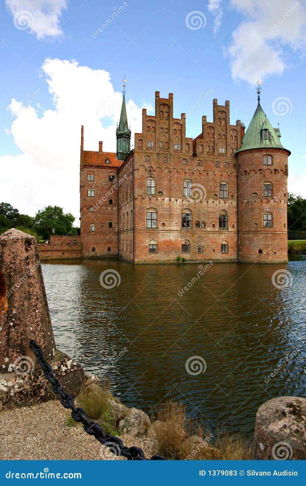 Egeskov castle stock image. Image of egeskov, powerful - 1379083