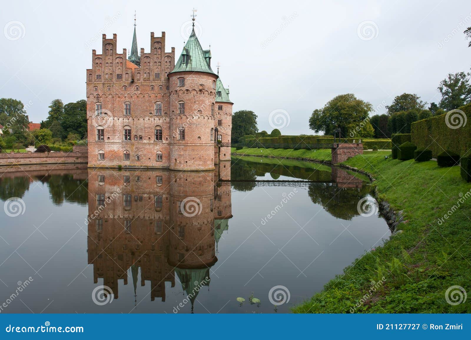 Egeskov Castle Funen Denmark Stock Image - Image of house, castle: 21127727