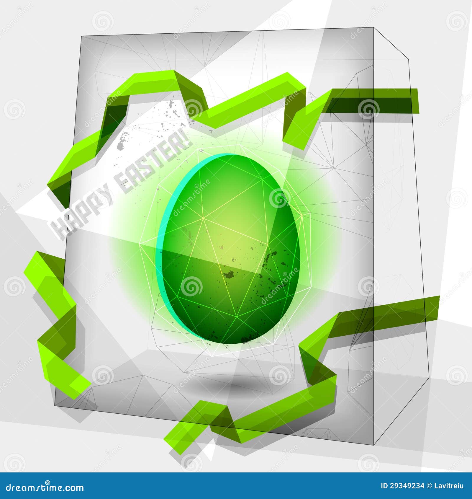 Egg abstract geometric stock vector. Illustration of background - 29349234