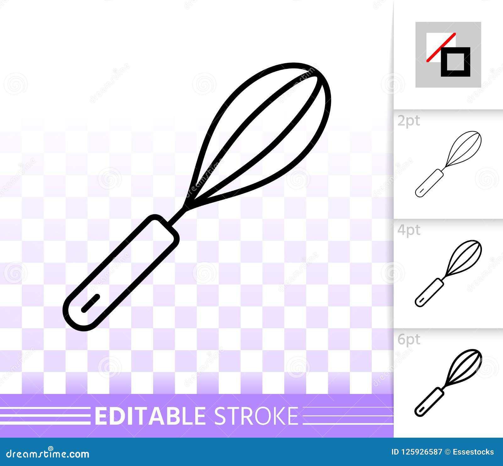 Beater Line Icon Cartoon Vector | CartoonDealer.com #101992597