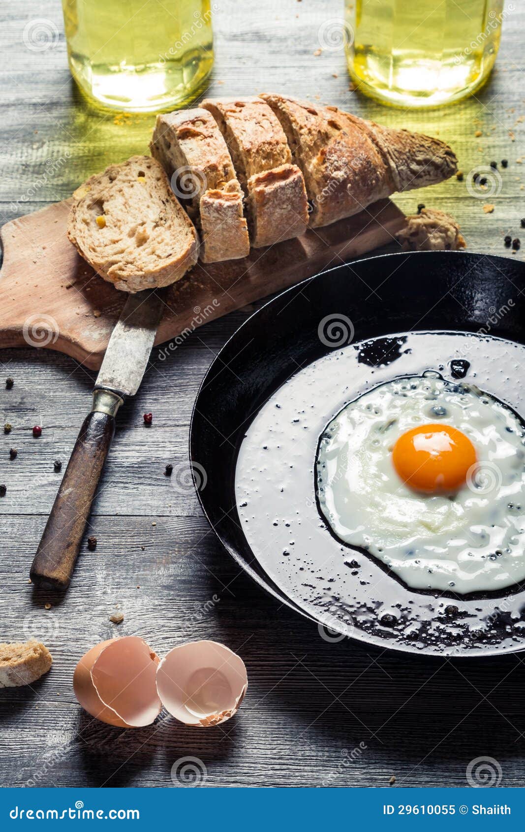 Egg for Breakfast in the Countryside Stock Image - Image of farm, meal ...