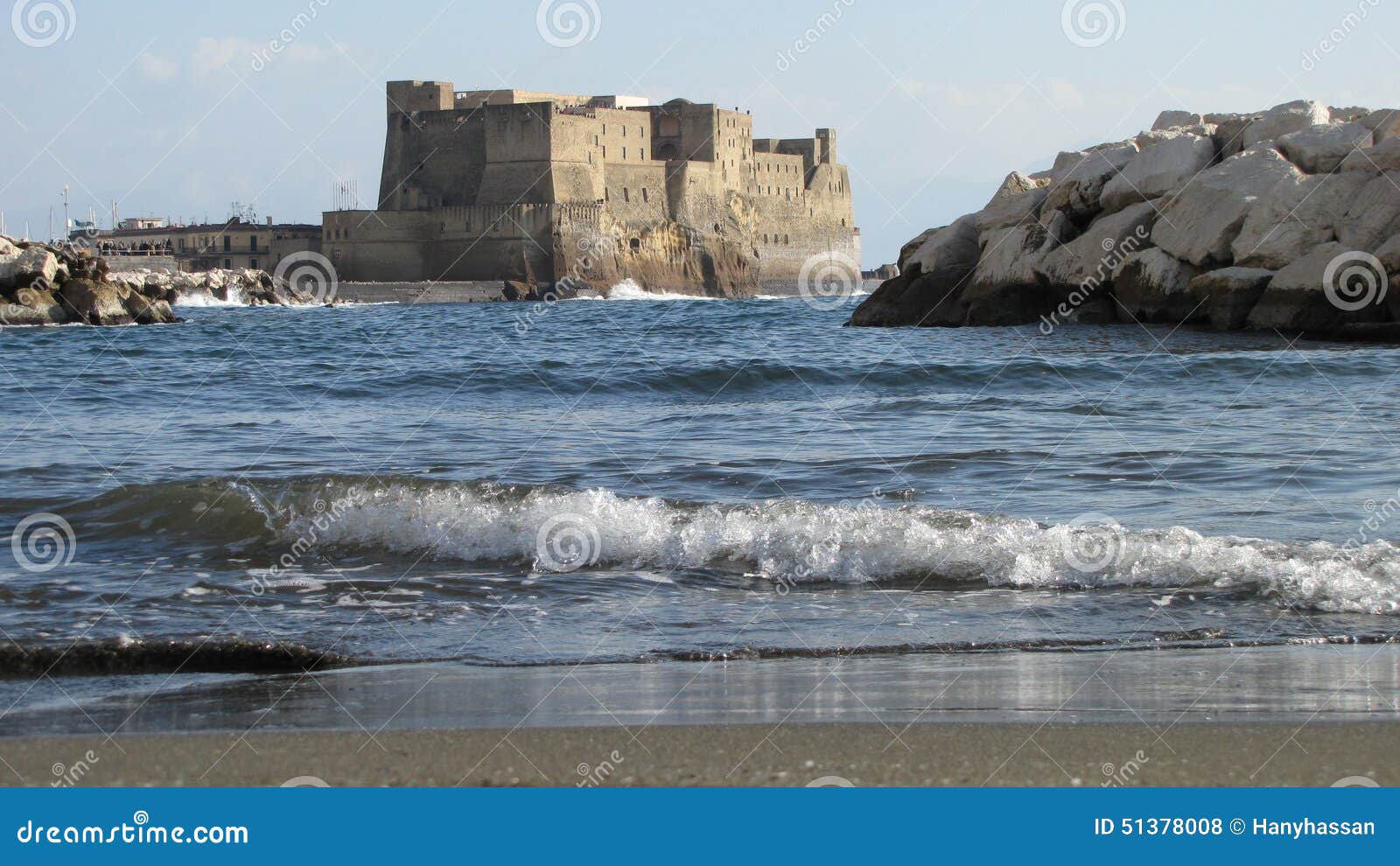 Egg Castle - Naples - Italy Stock Photo - Image of italy, seaside: 51378008