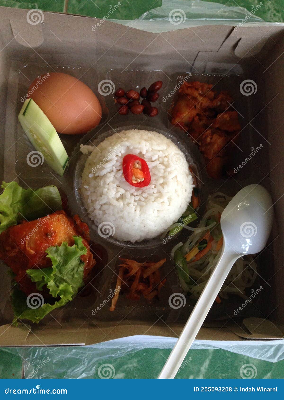 Catering rice stock photo. Image of potatoes, peanuts - 255093208