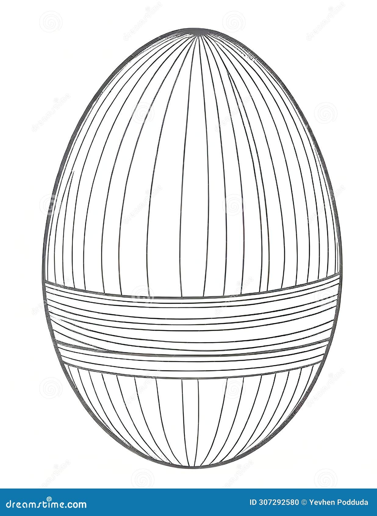 Egg-citing Easter Adventure: Coloring Page Joy Stock Photo ...