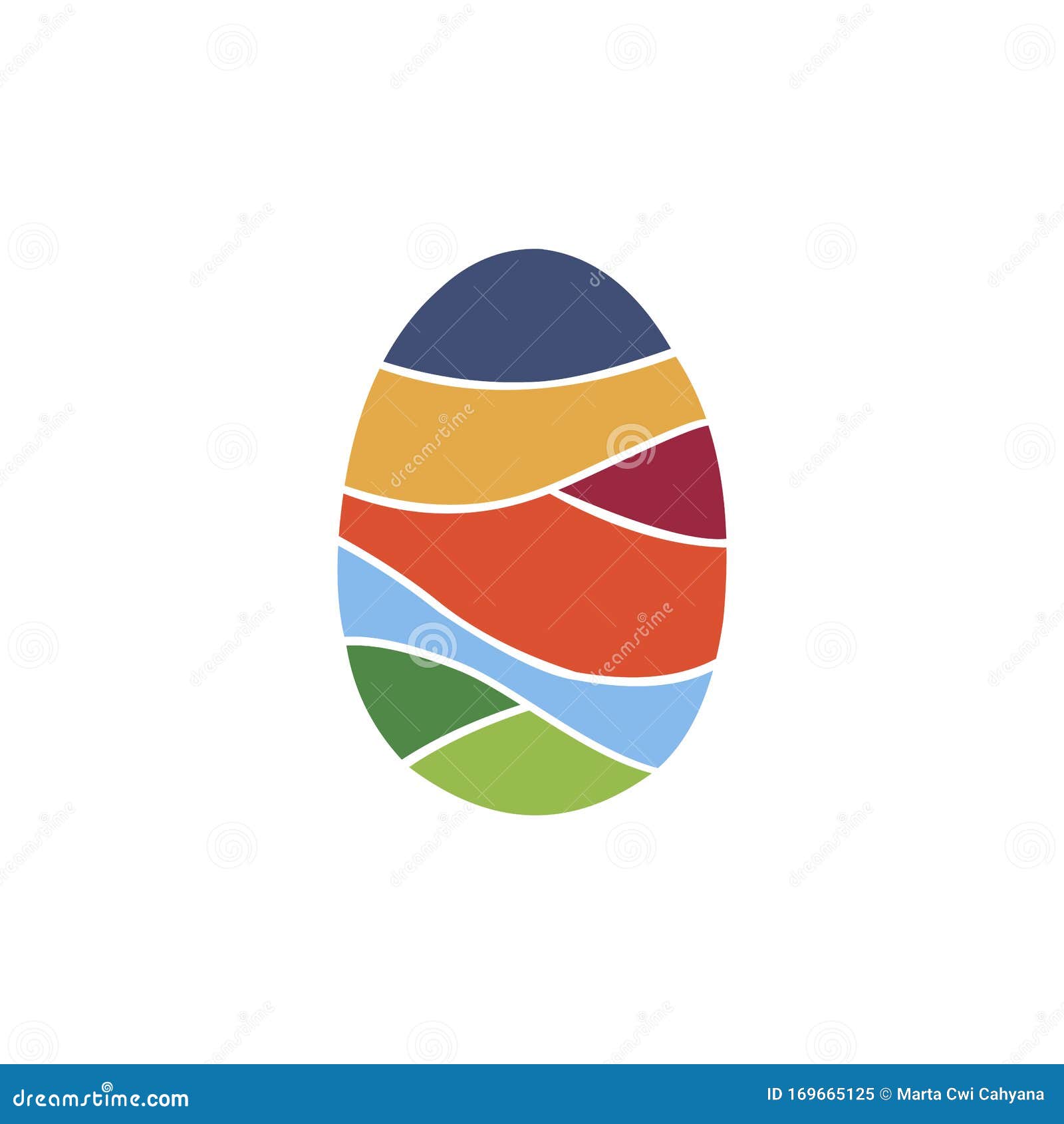 Egg Colorful Logo Vector Premium Designs Stock Vector - Illustration of ...