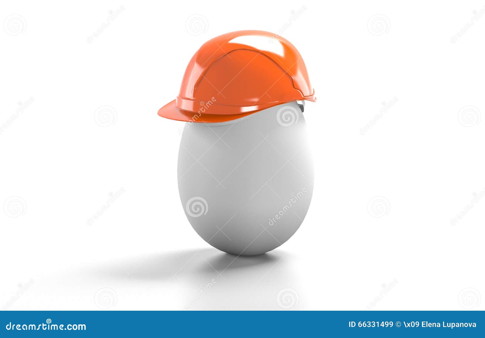Egg construction helmet stock illustration. Illustration of head - 66331499