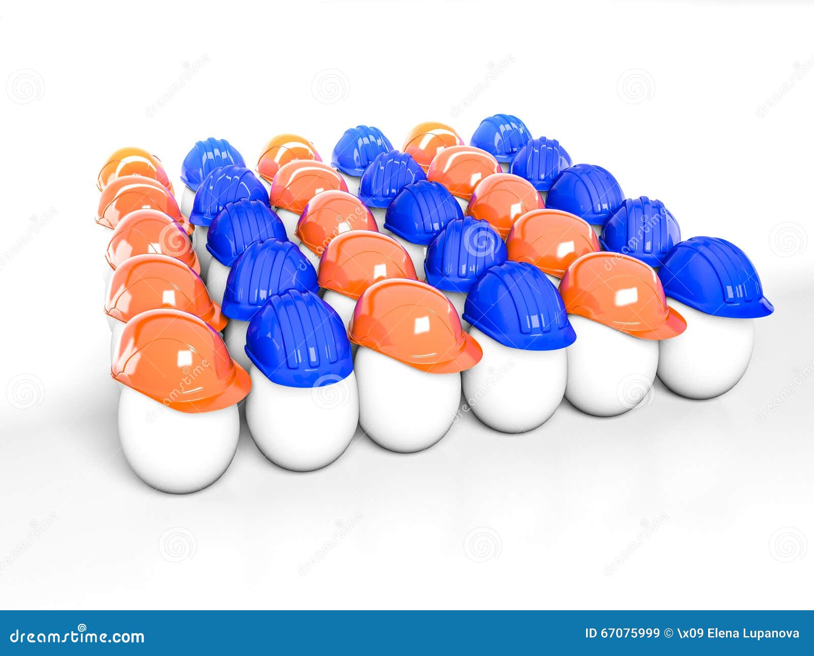 Egg construction helmet stock illustration. Illustration of biology ...