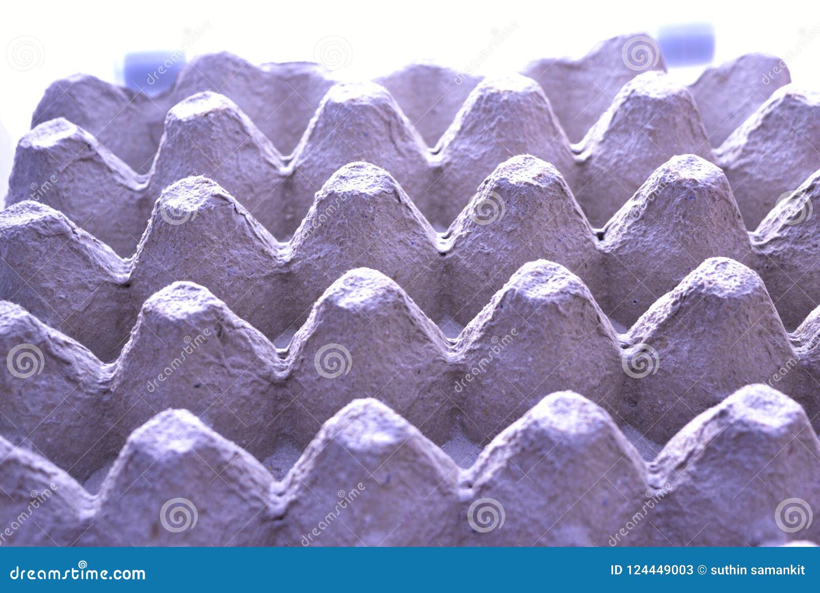 Egg Container Empty Make with Paper Stock Image - Image of paper, table ...