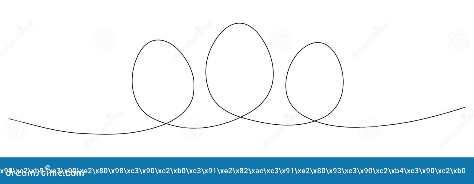 Egg Continuous One Line Drawing Stock Illustration - Illustration of ...