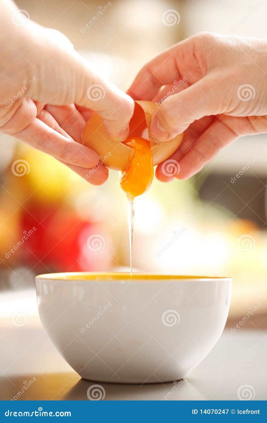 Egg cracking stock image. Image of cook, crack, hand - 14070247