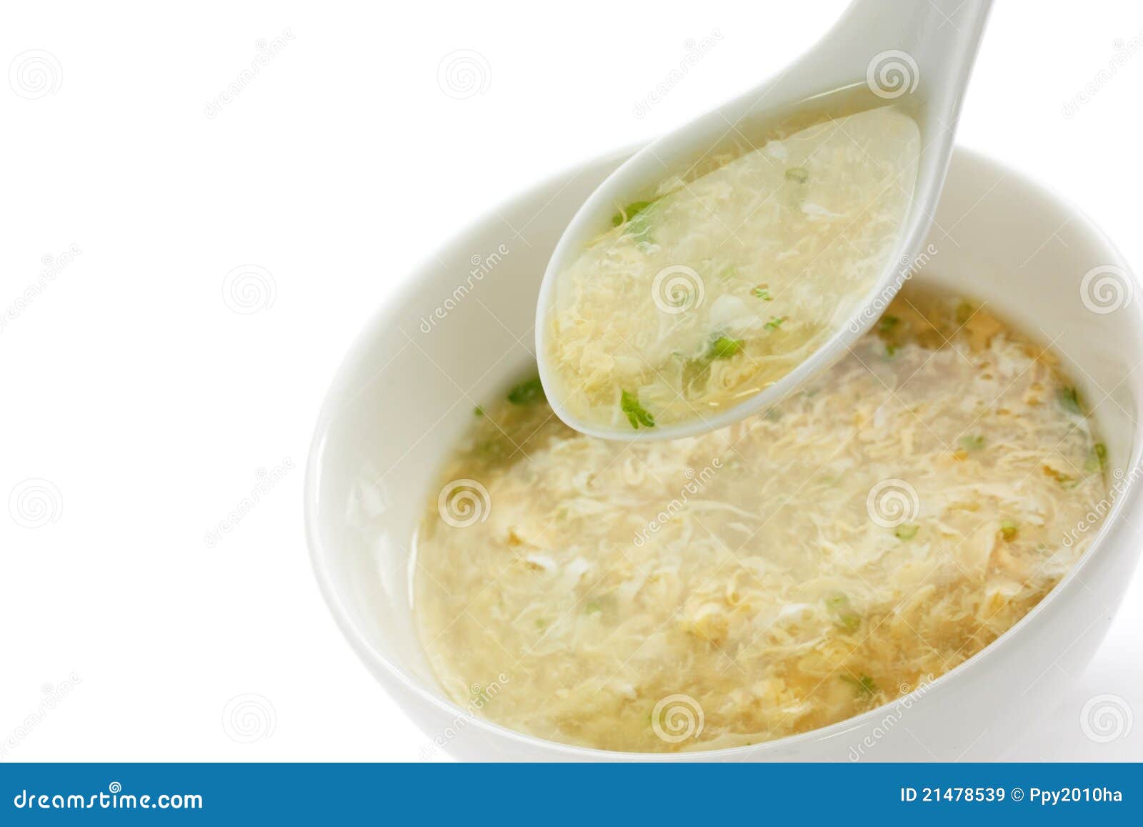 Egg Drop Soup , Egg Flower Soup Stock Image - Image of food, potato ...