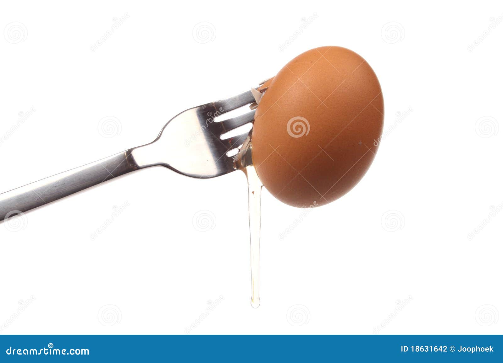 Egg on a fork stock photo. Image of close, healthy, juicy - 18631642