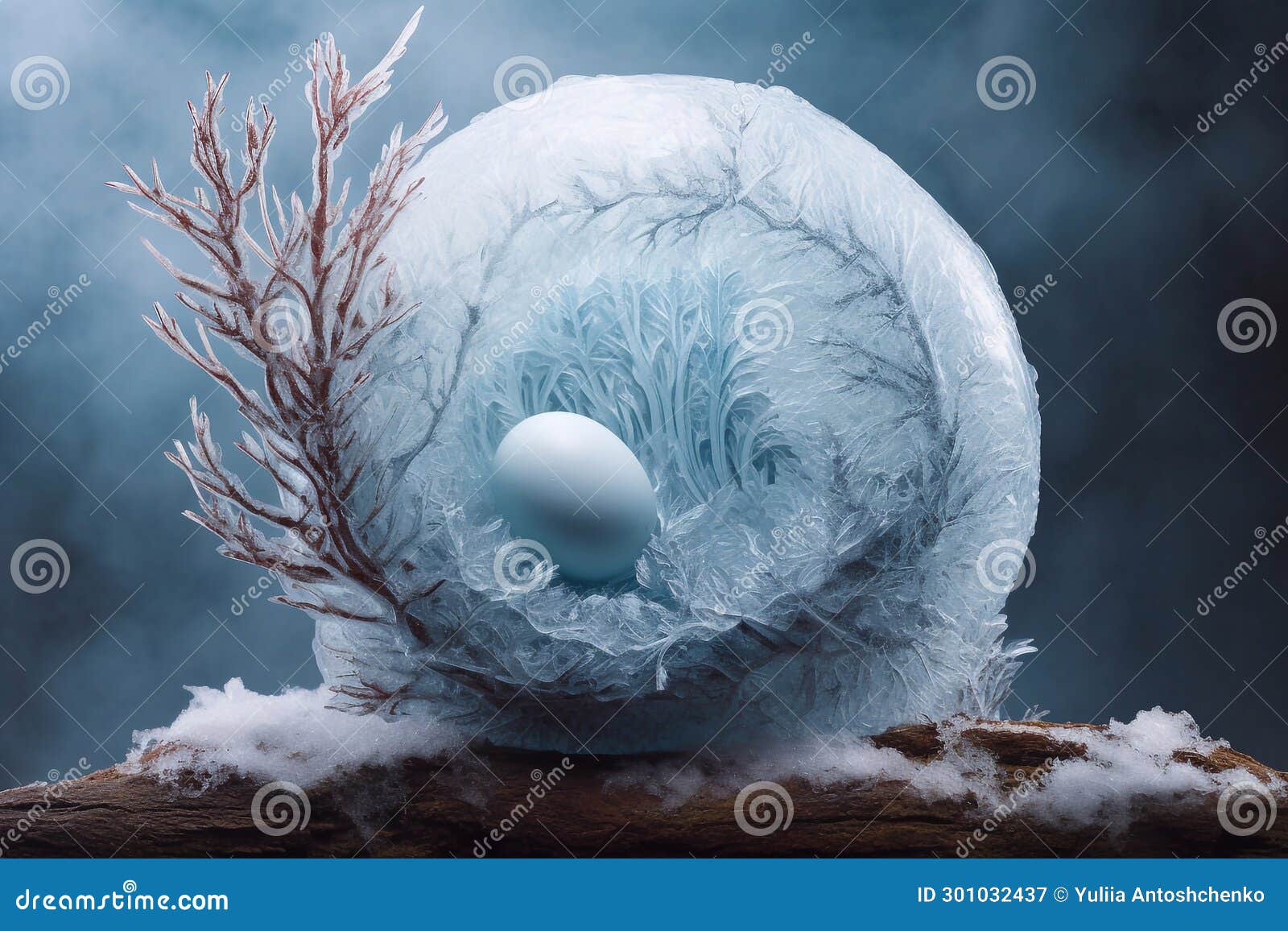 Egg Freezing. Cryopreservation Stock Illustration - Illustration of ...