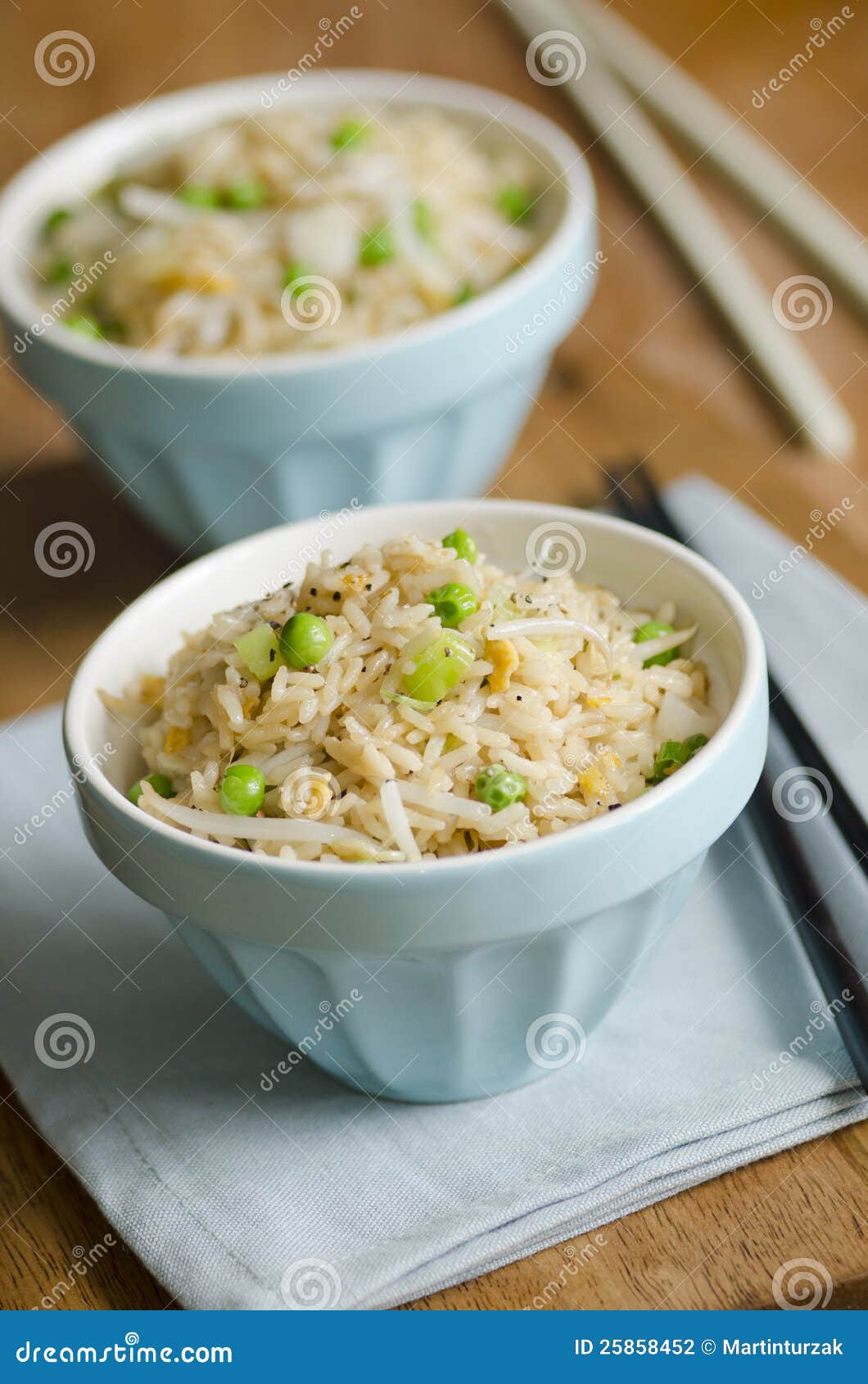 Egg fried rice stock photo. Image of asian, bowl, meal - 25858452