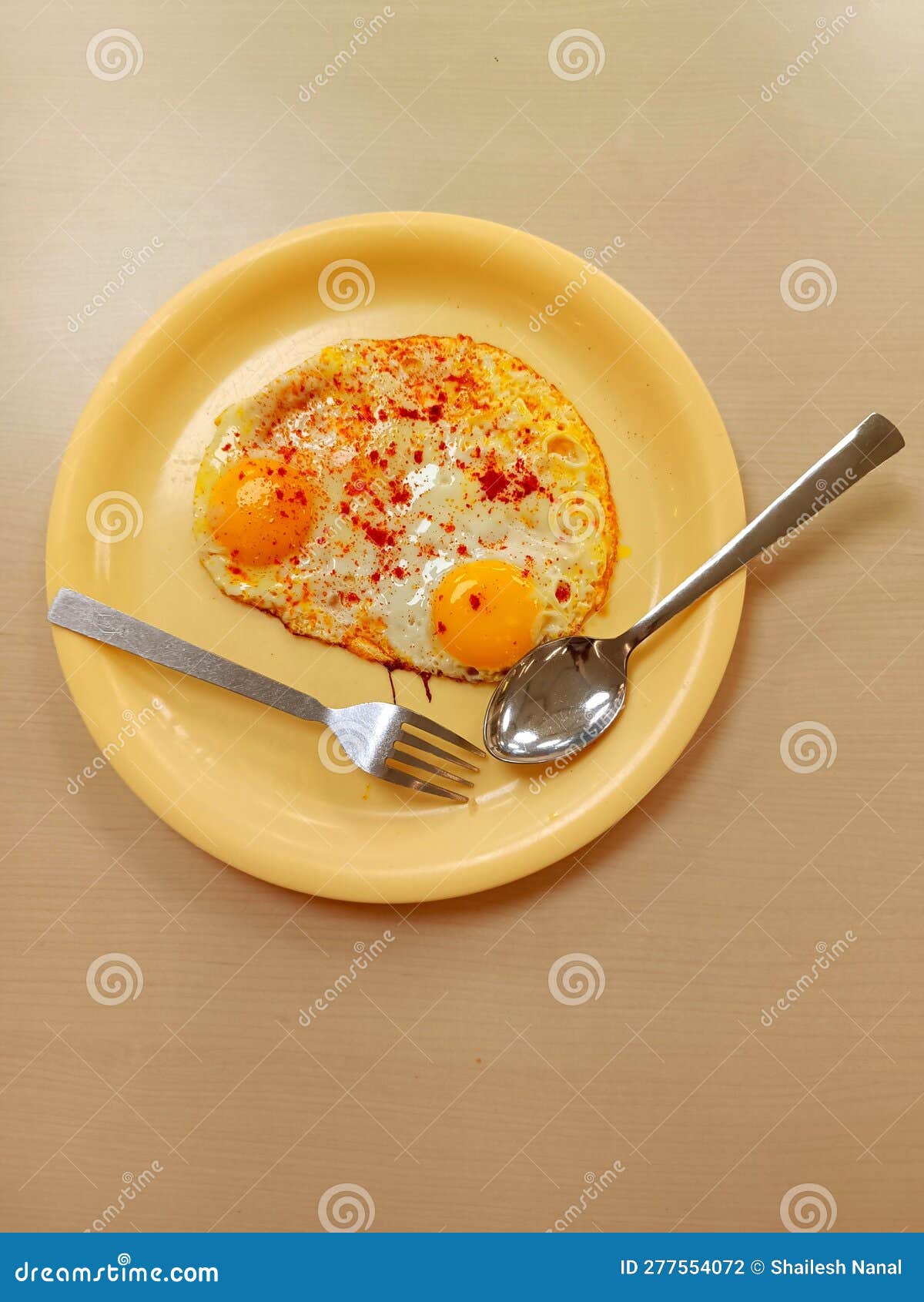 Egg Half Fry without Bread-2 Stock Photo - Image of yellow, indian ...