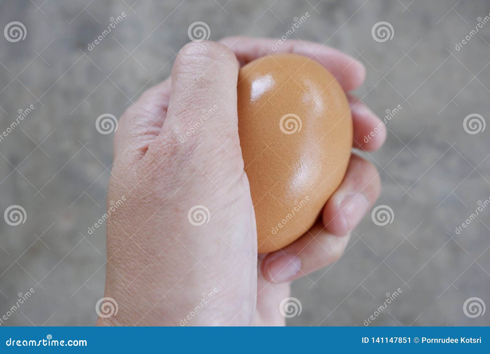 Egg in hand stock image. Image of brown, closeup, chicken - 141147851