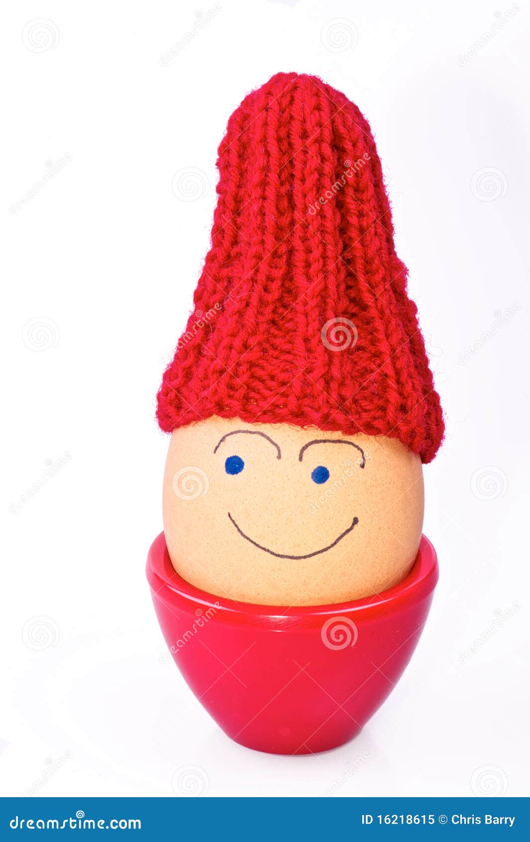 Egg with hat stock image. Image of easter, cheerful, metaphor - 16218615