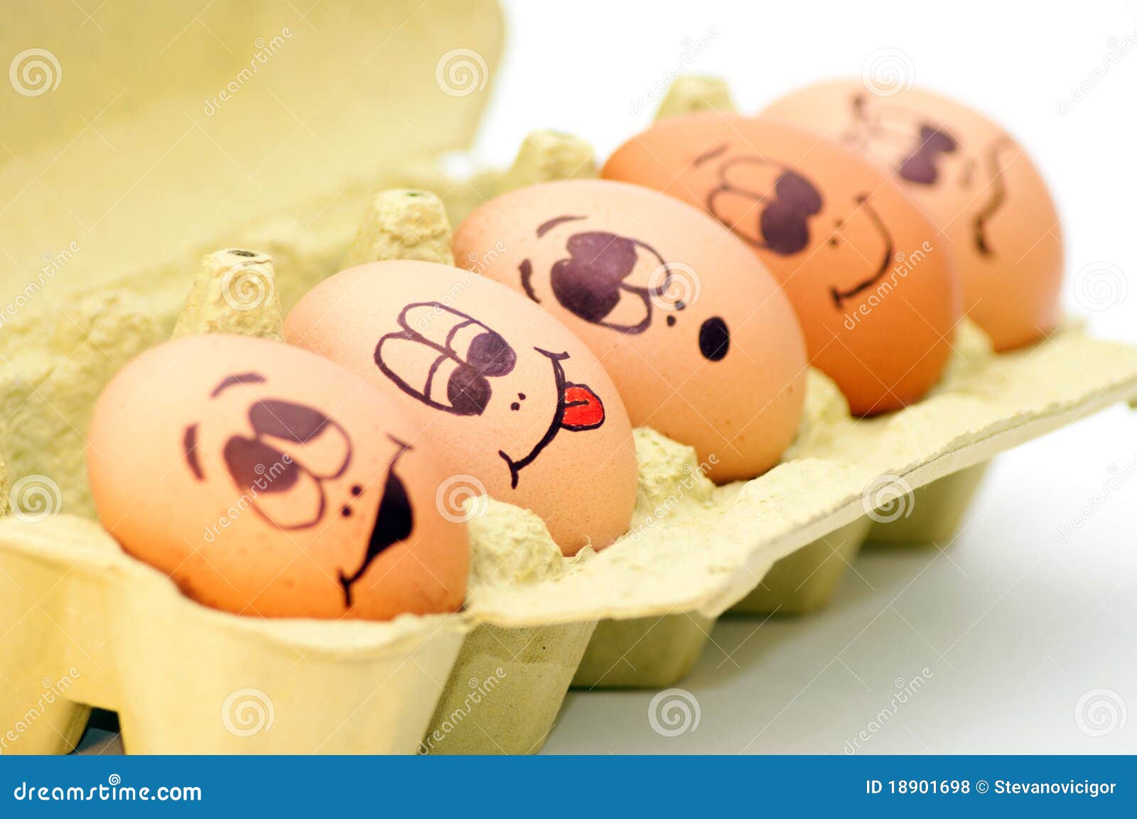 Egg heads stock photo. Image of easter, funny, smile - 18901698