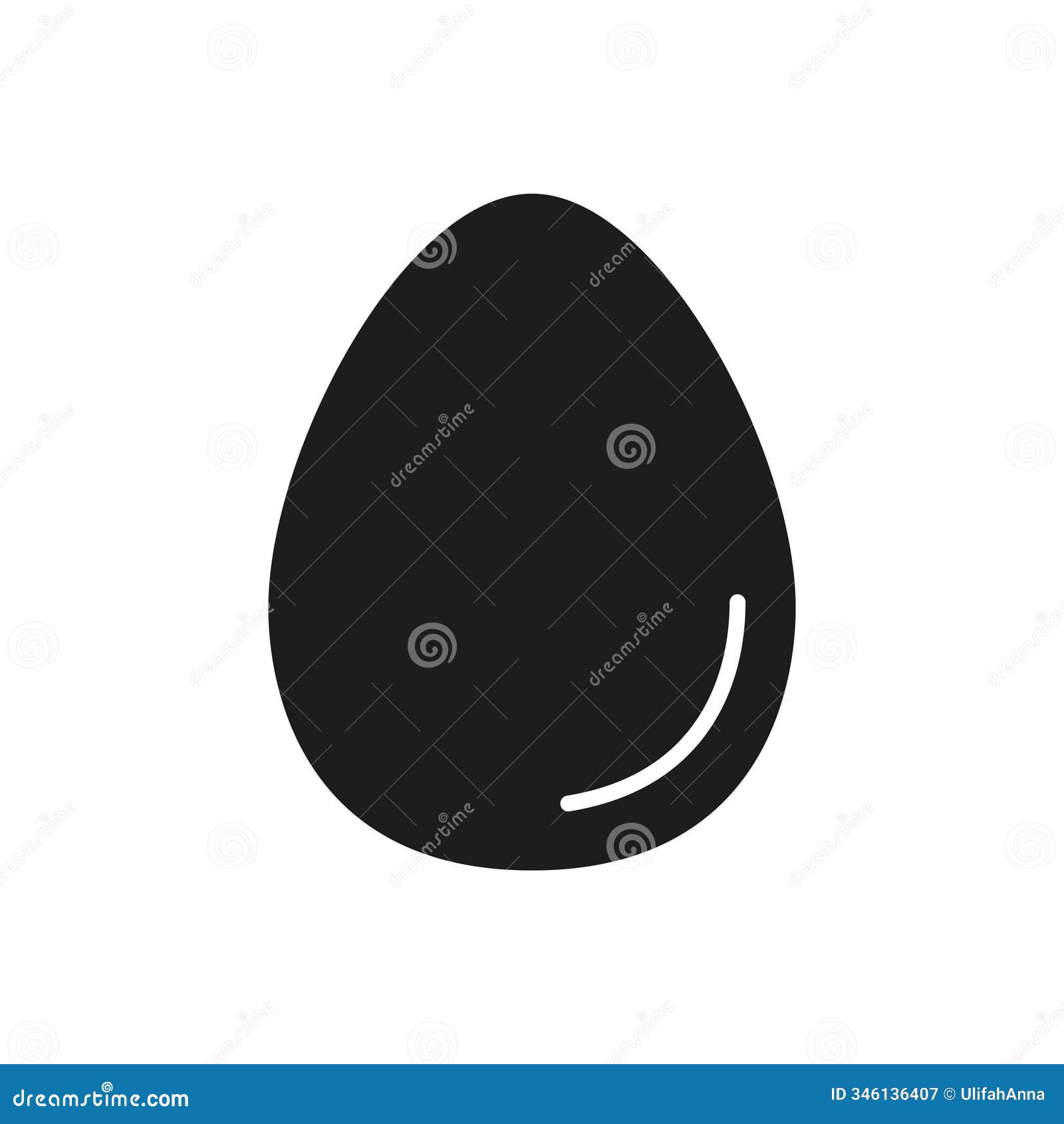 Egg Icon Vector Basic Design Simple and Modern Stock Illustration ...