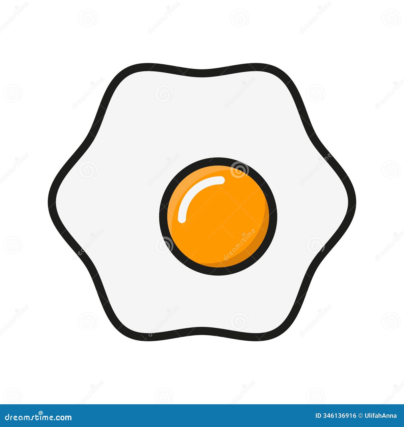 Egg Icon Vector Basic Design Simple and Modern Stock Illustration ...