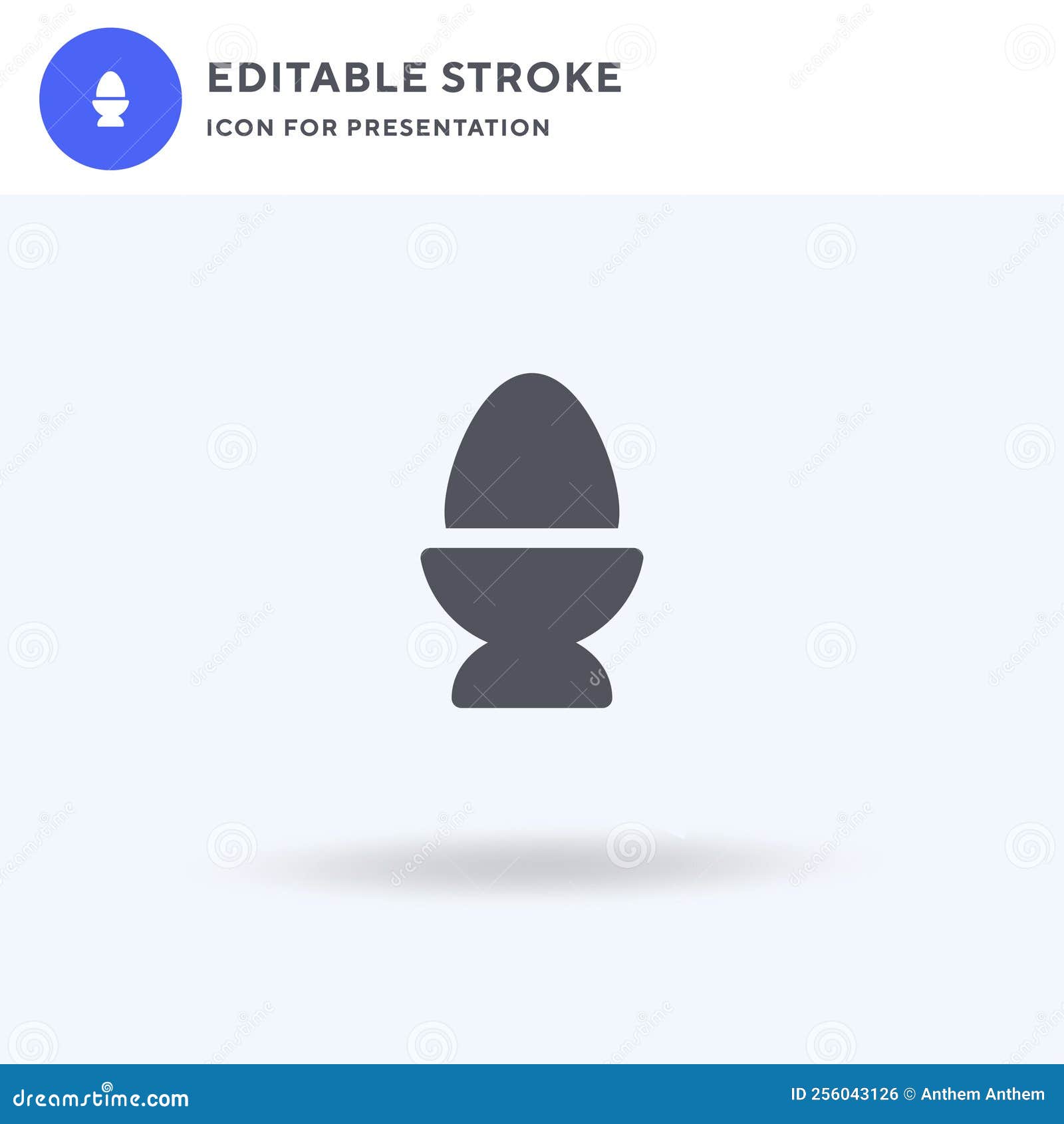 Egg Icon Vector, Filled Flat Sign, Solid Pictogram Isolated on White ...