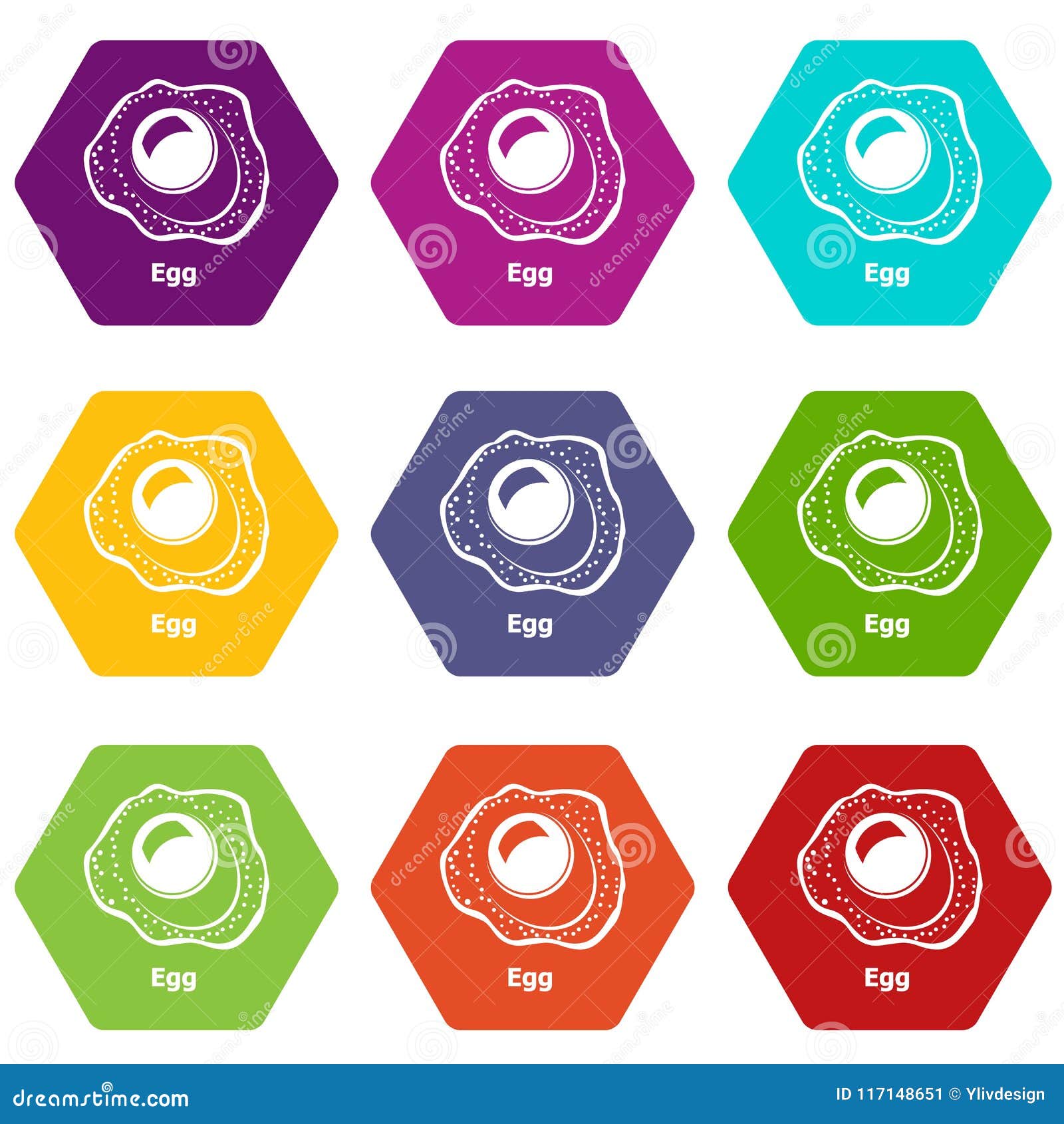 Egg icons set 9 vector stock vector. Illustration of organic - 117148651