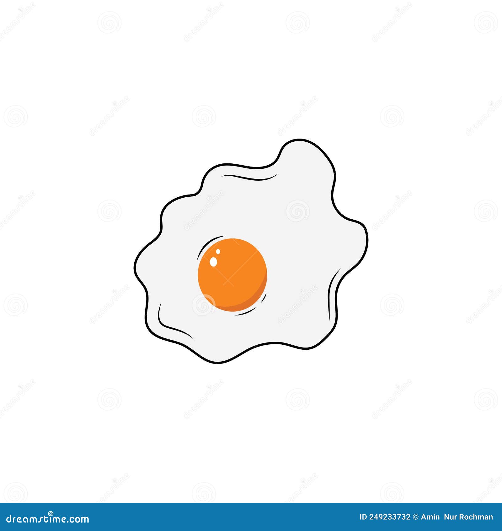 Egg Illustration . Vector Flat Design Template Stock Illustration ...