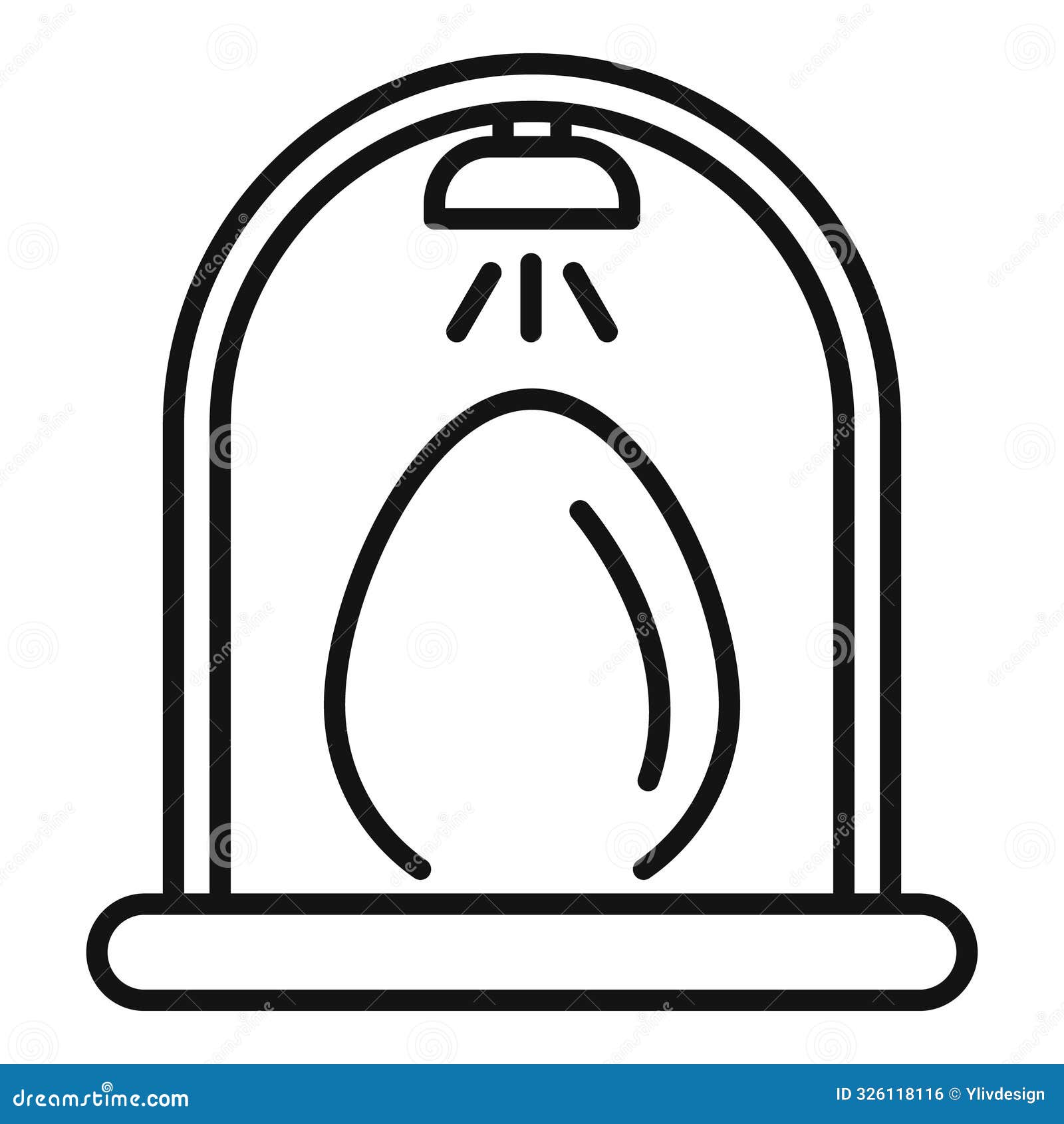 Egg Incubator Warming Up for Hatching Process Stock Illustration ...