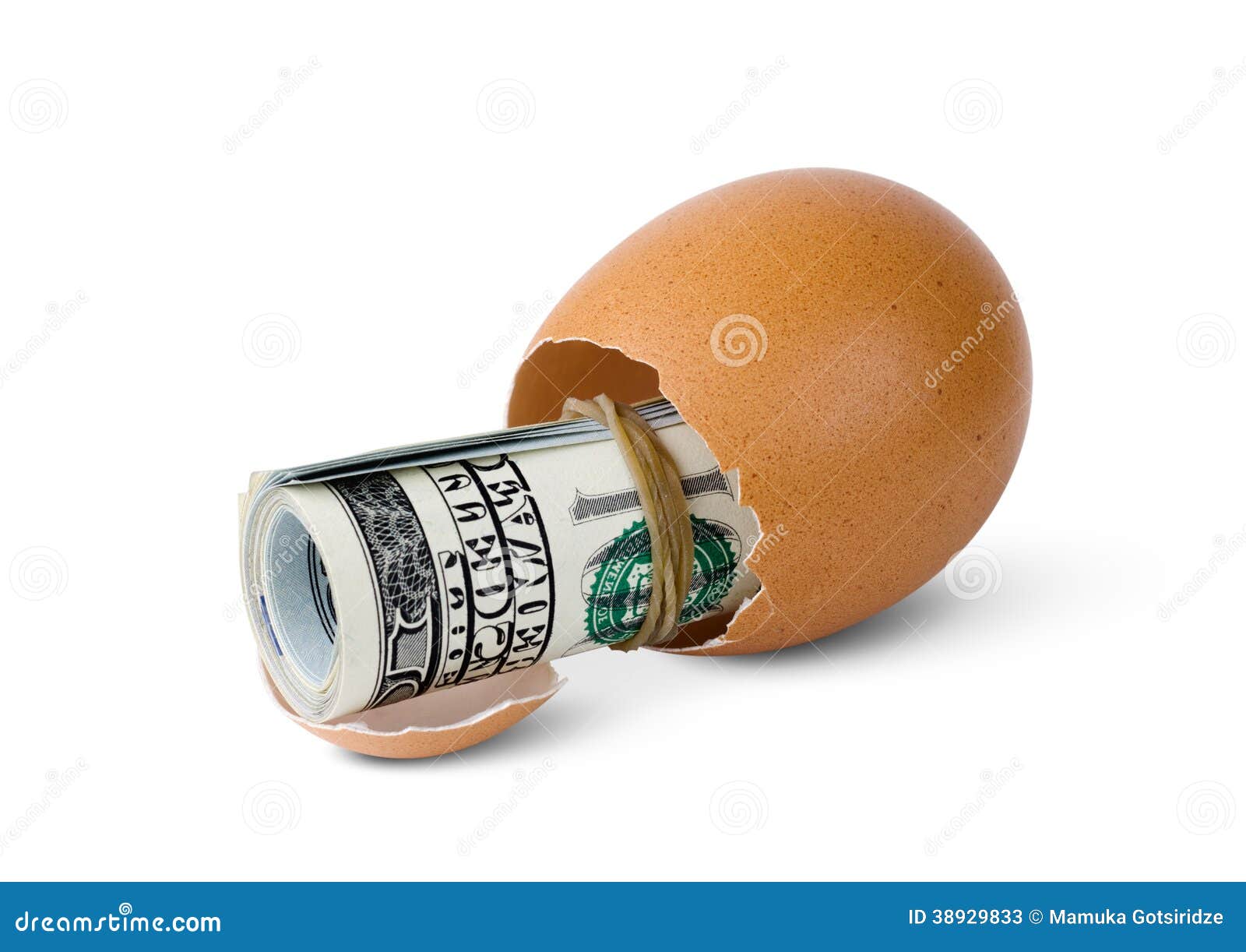 Egg with money stock image. Image of development, investigation - 38929833