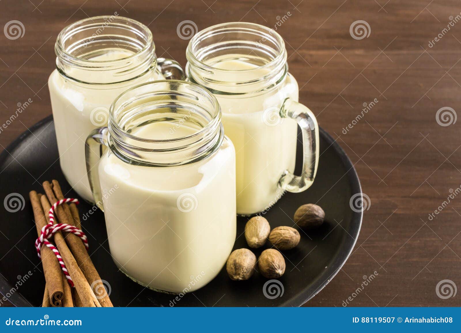 Egg nog stock image. Image of seasonal, creamy, drink - 88119507