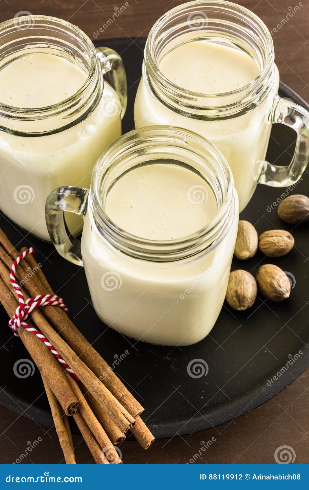 Egg nog stock photo. Image of creamy, beverage, drink - 88119912