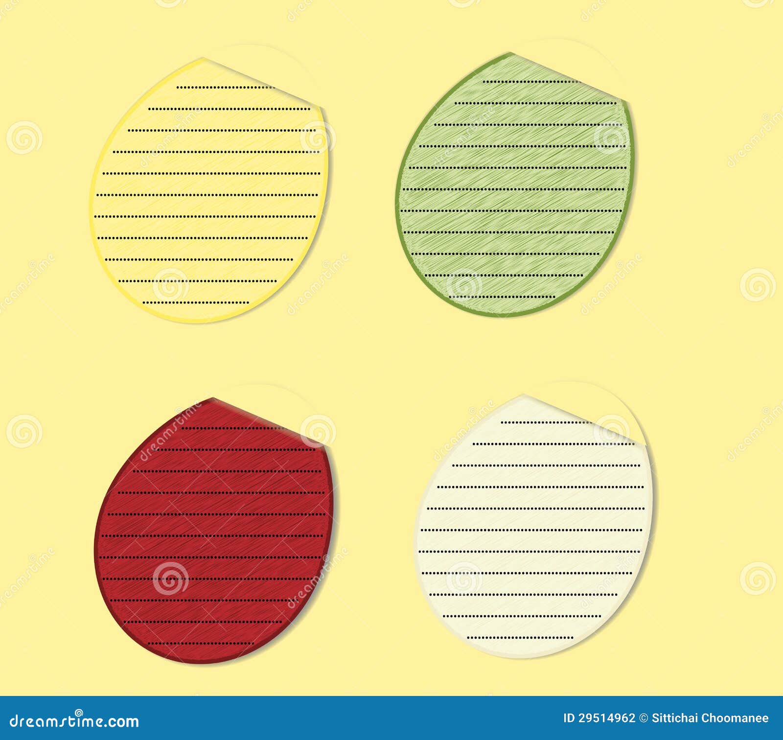 Egg note stock vector. Illustration of communication - 29514962