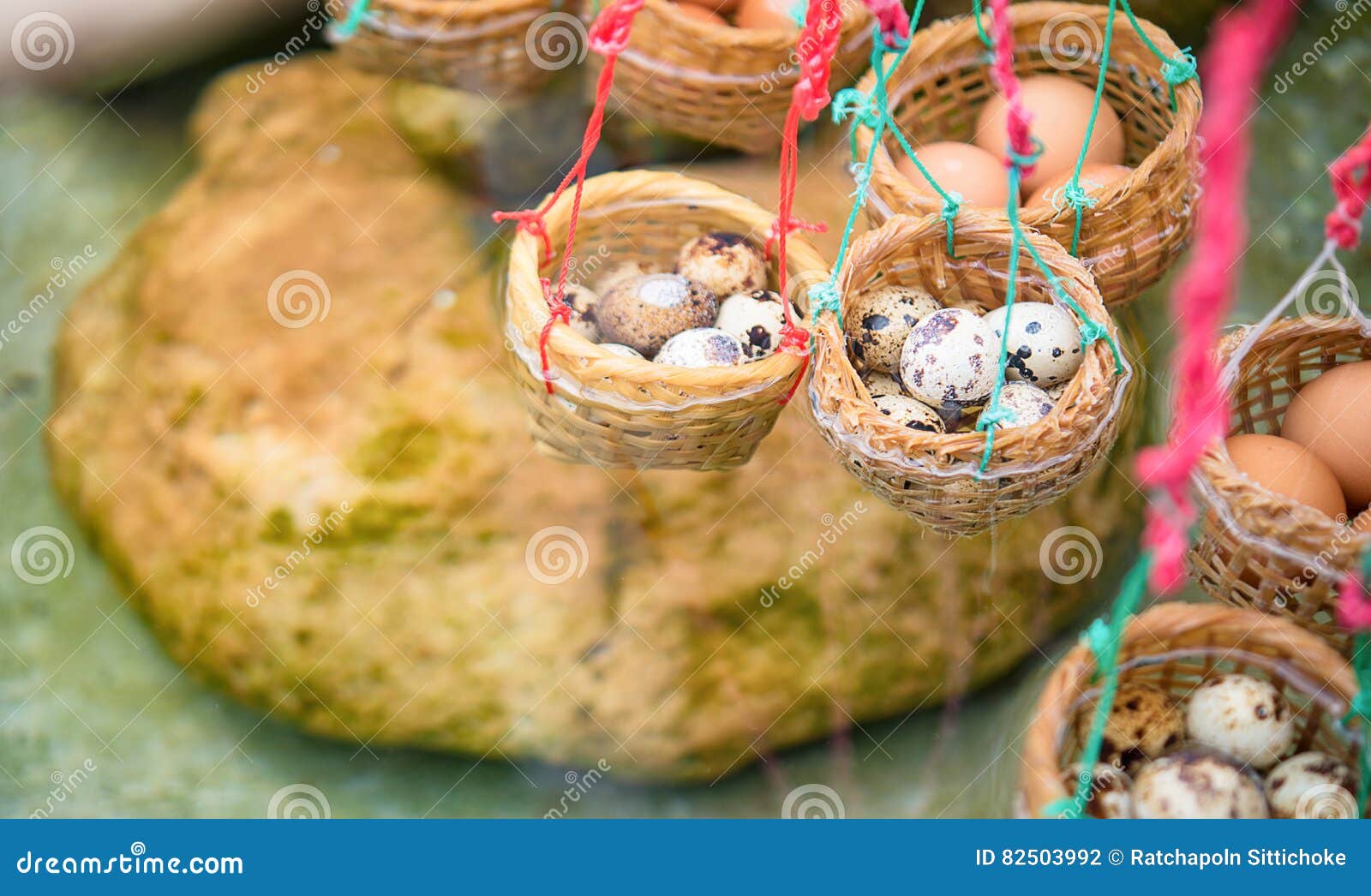 Onsen Hot Spring Eggs In National Park Chae Son, Lampang Thailand ...