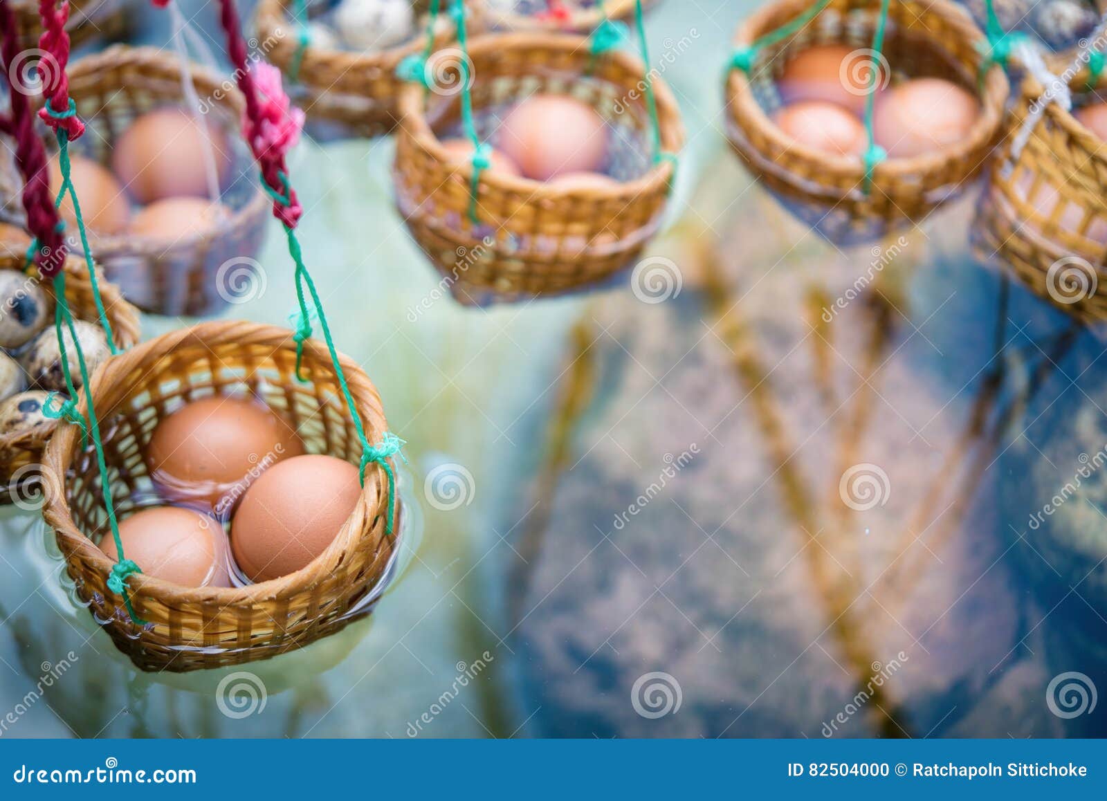 Onsen Hot Spring Eggs In National Park Chae Son, Lampang Thailand ...