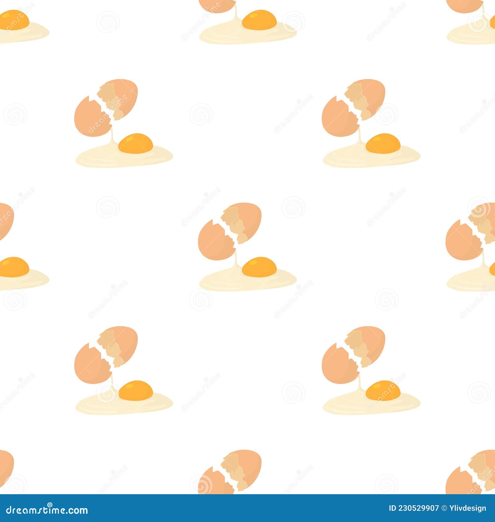Egg Pattern Seamless Vector Stock Vector - Illustration of healthy ...